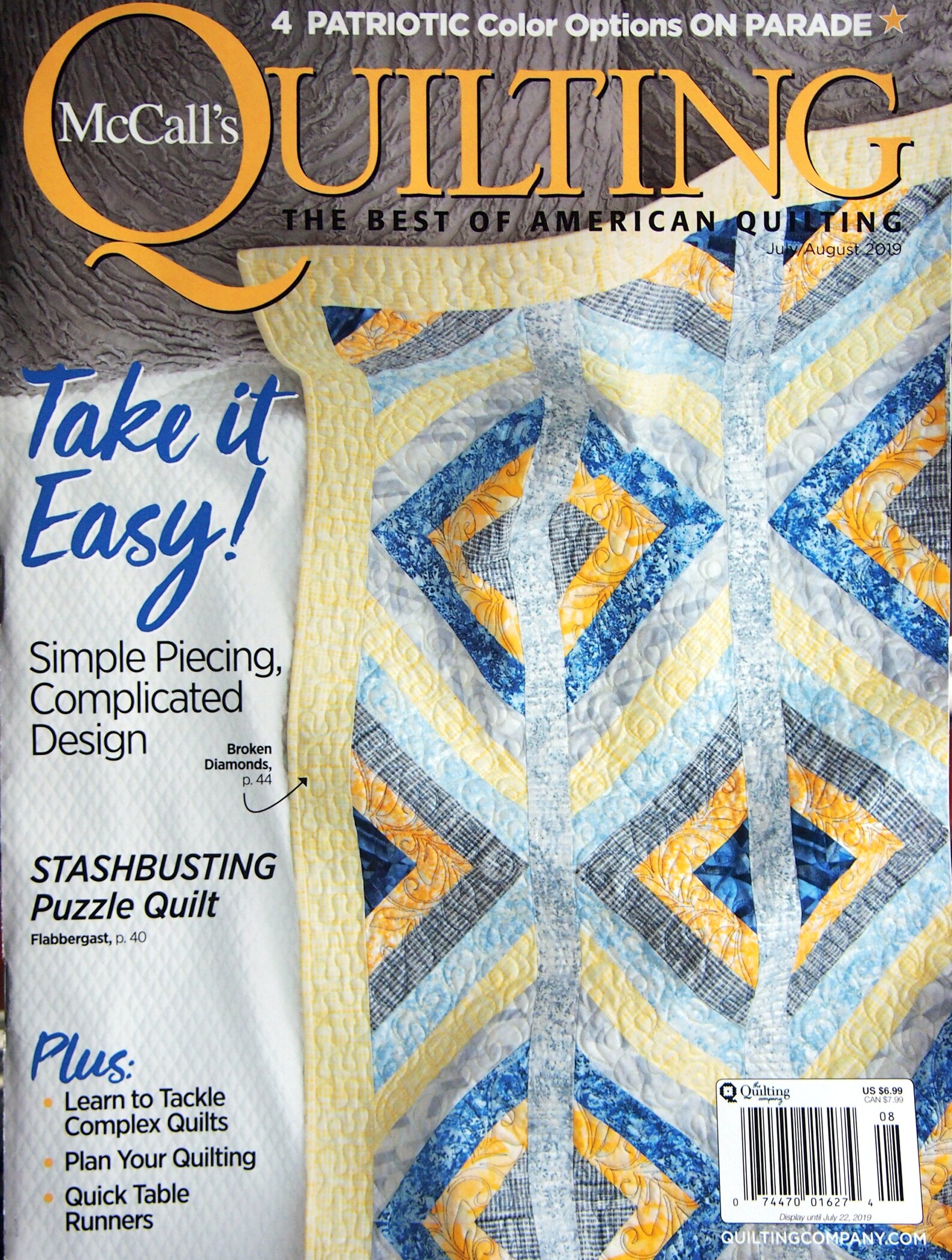 Mccall's Quilting the Best of American Quilting - Quilting Pattern ...