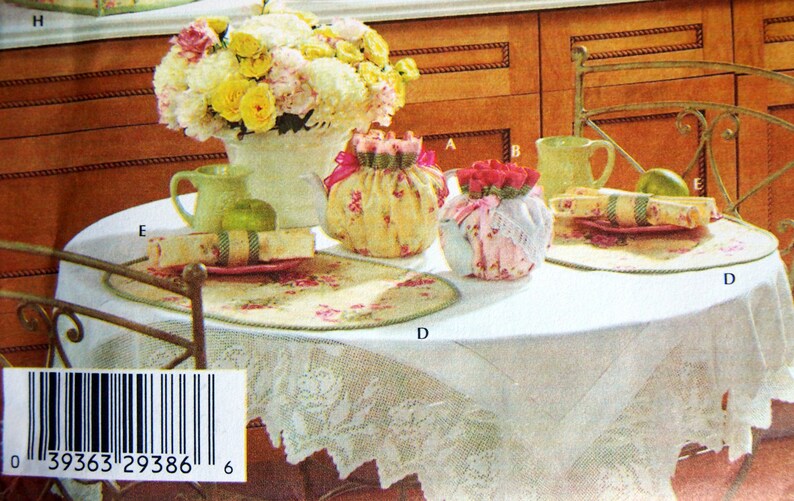Kitchen Accessories Simplicity Home Decorating 4341 Uncut Sewing ...