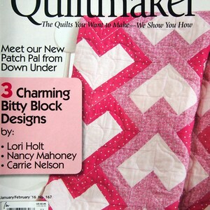 Quiltmaker - Quilt Pattern Magazine January/february 2016 - Etsy