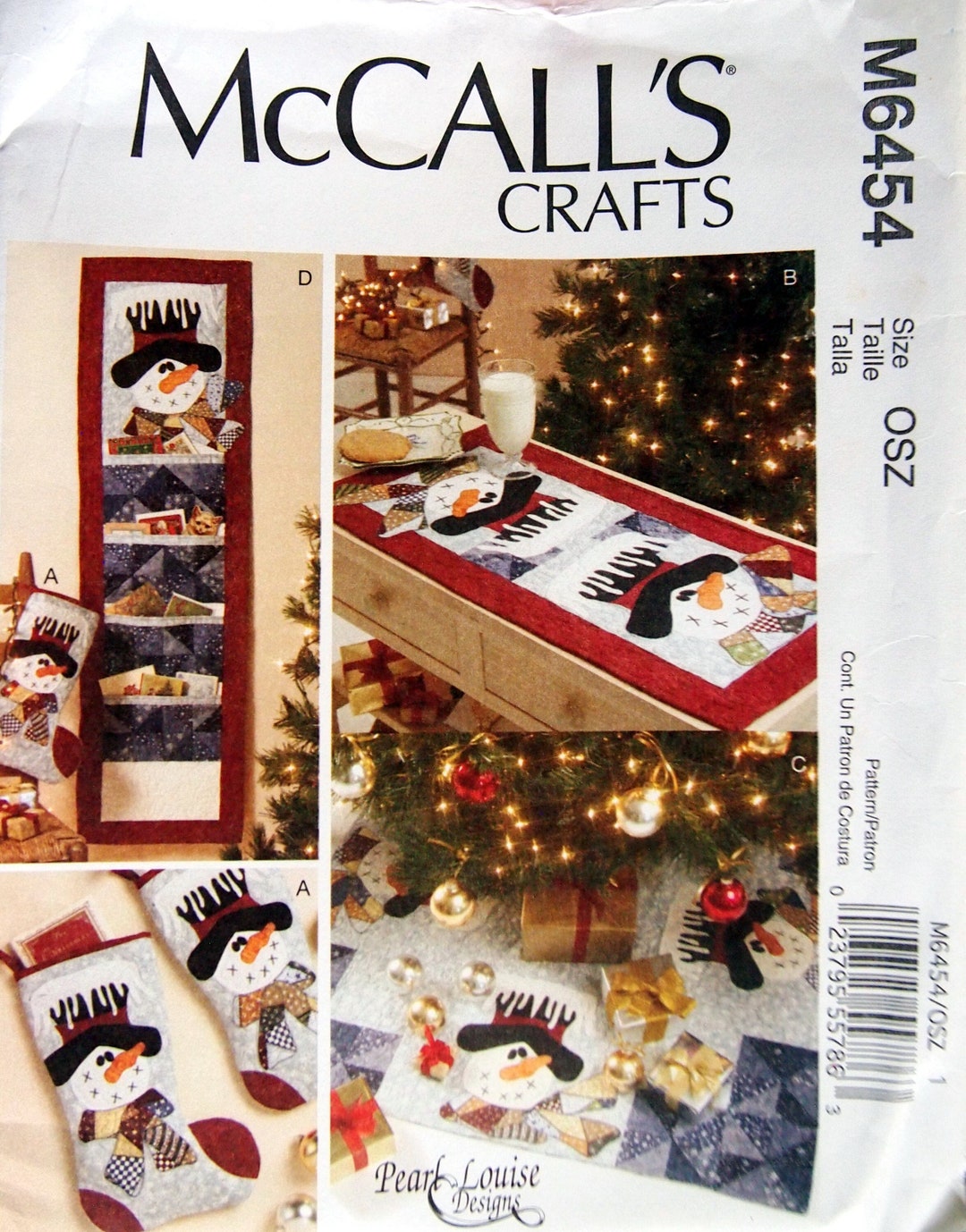 Stocking, Table Runner, Tree Skirt and Card Holder Mccall's Crafts ...
