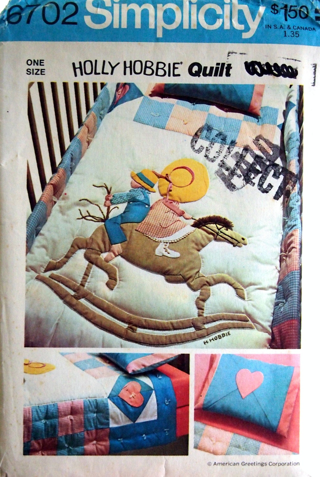 Holly Hobby Quilt Simplicity 6702 Vintage Uncut Sewing and Quilting ...