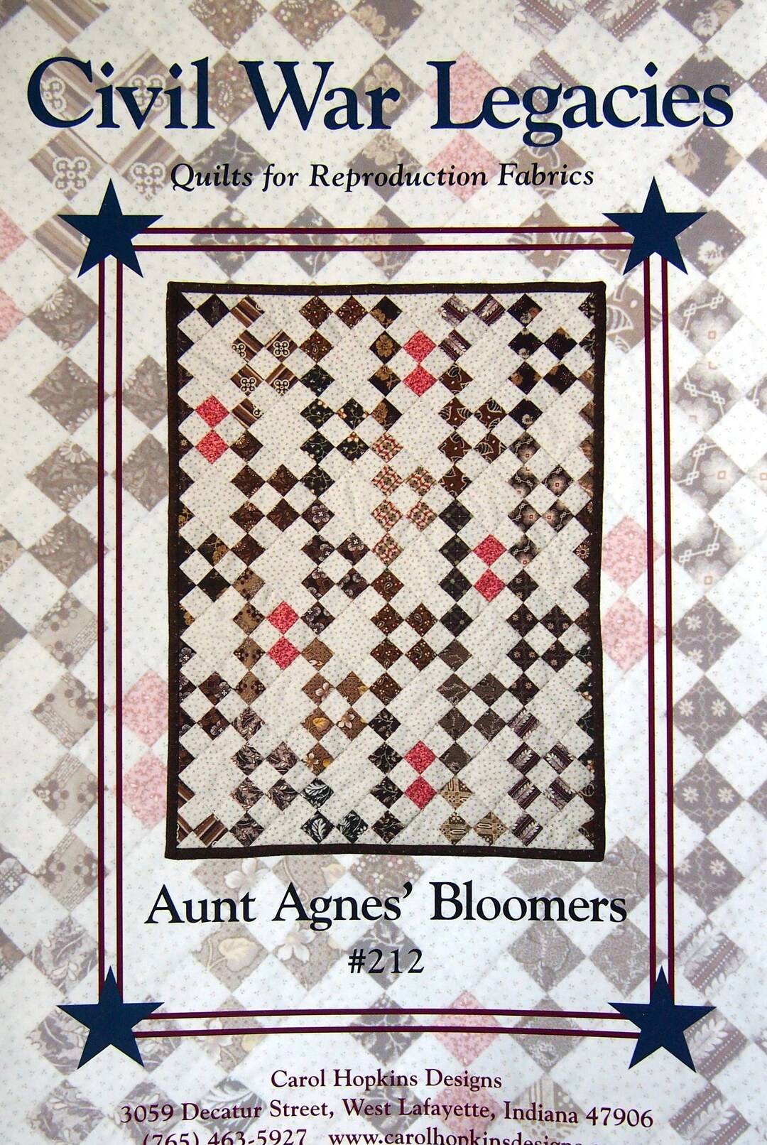 Aunt Agnes' Bloomers Quilt - Civil War Legacies - Quilts for ...