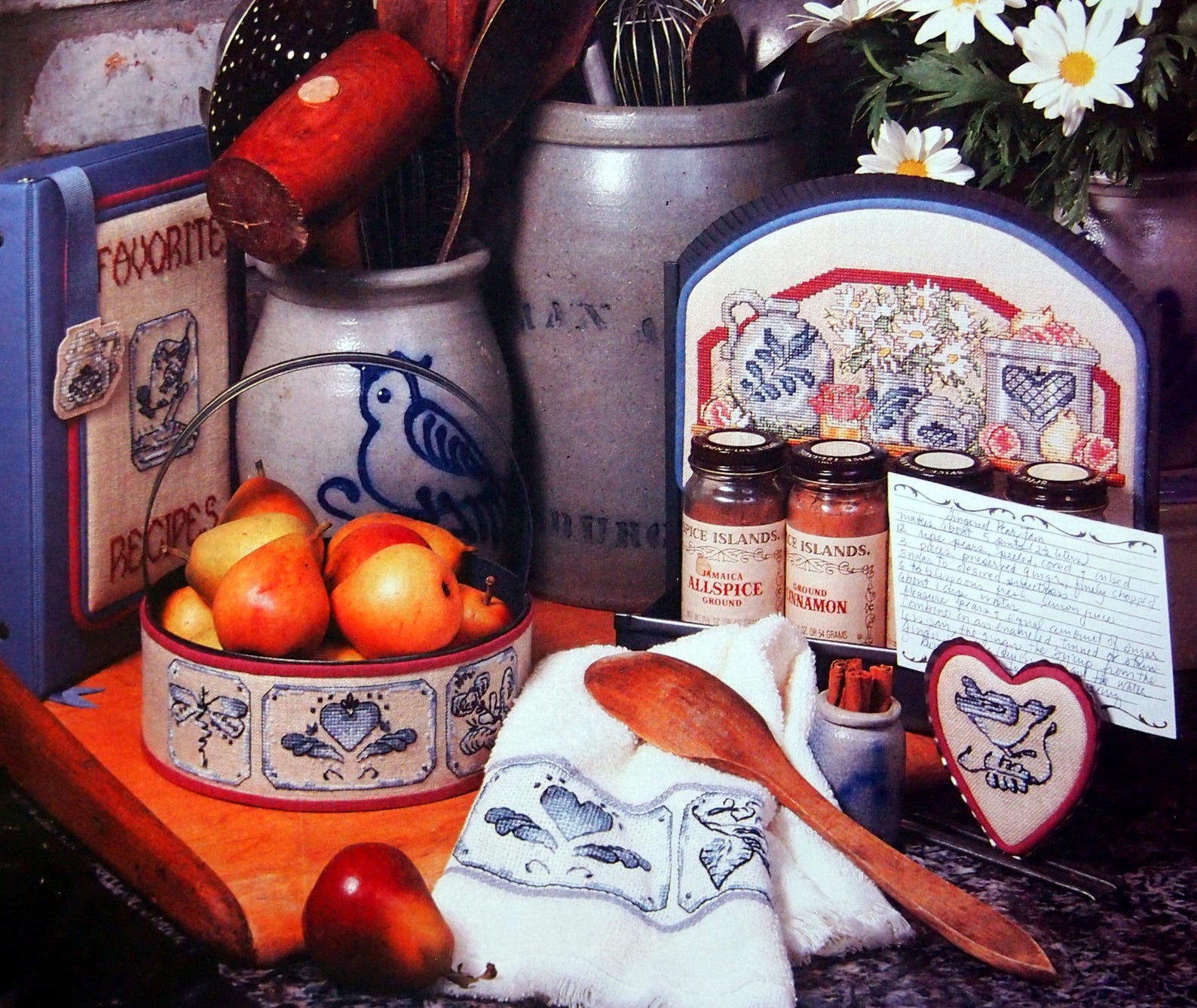 Cross Stitch and Country Crafts Vintage Cross Stitch Pattern Magazine ...