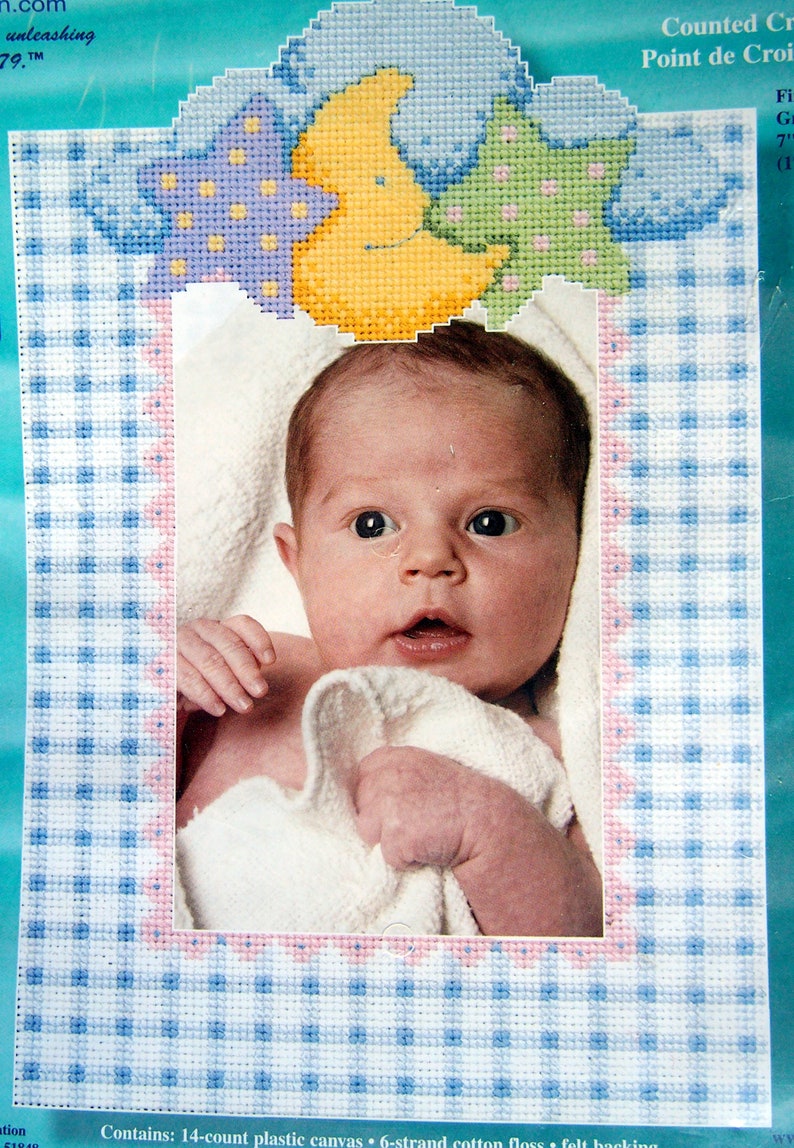 Dreamtime Peek A Boo Photo Frame by Janlynn Vintage Cross | Etsy