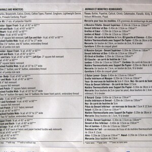 Stuffed Animals and Monsters Simplicity 1182 Uncut Sewing Pattern 2015 ...