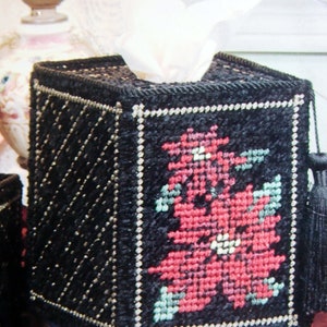 Chenille Floral Tissue Boxes by Janelle Giese and Annie's Attic Vintage ...