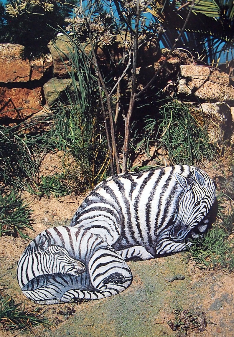 Painting Zoo Animals on Rocks by Lin Wellford Paperback Decorative ...