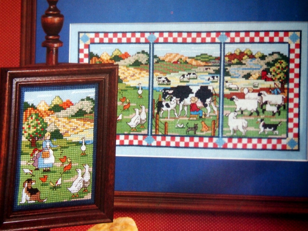 Cross Stitch and Country Crafts Vintage Cross Stitch Pattern - Etsy