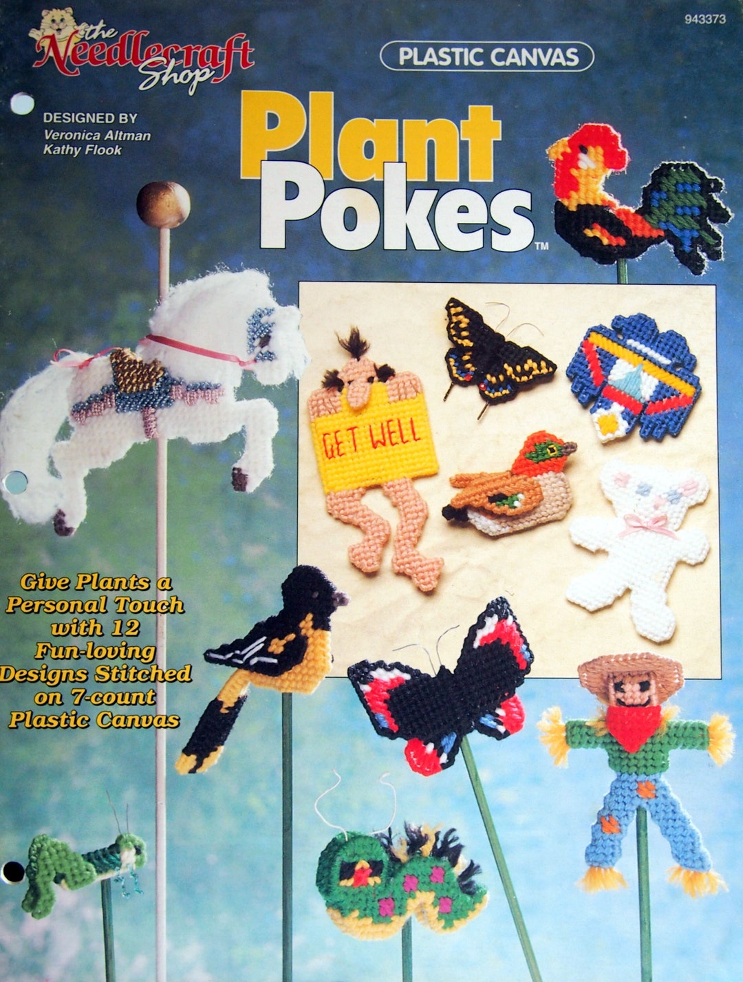 Plant Pokes - 12 Designs by Veronica Altman and Kathy Flook Vintage ...