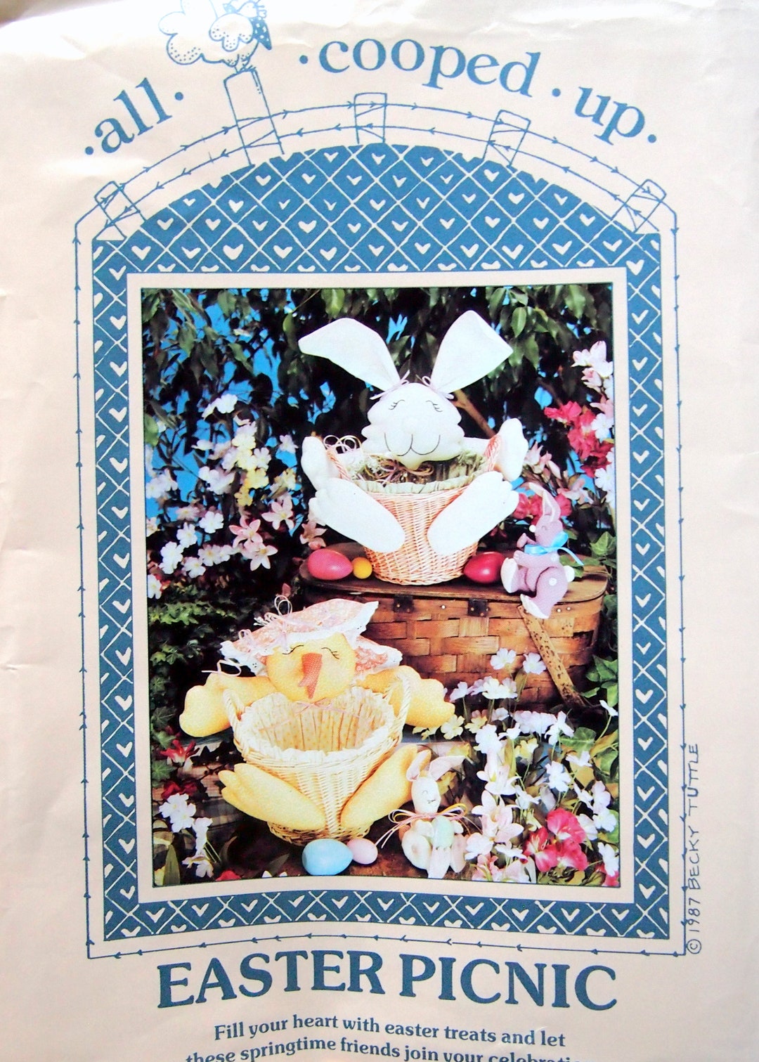 Easter Picnic by Becky Tuttle and All Cooped up Vintage Uncut Sewing ...