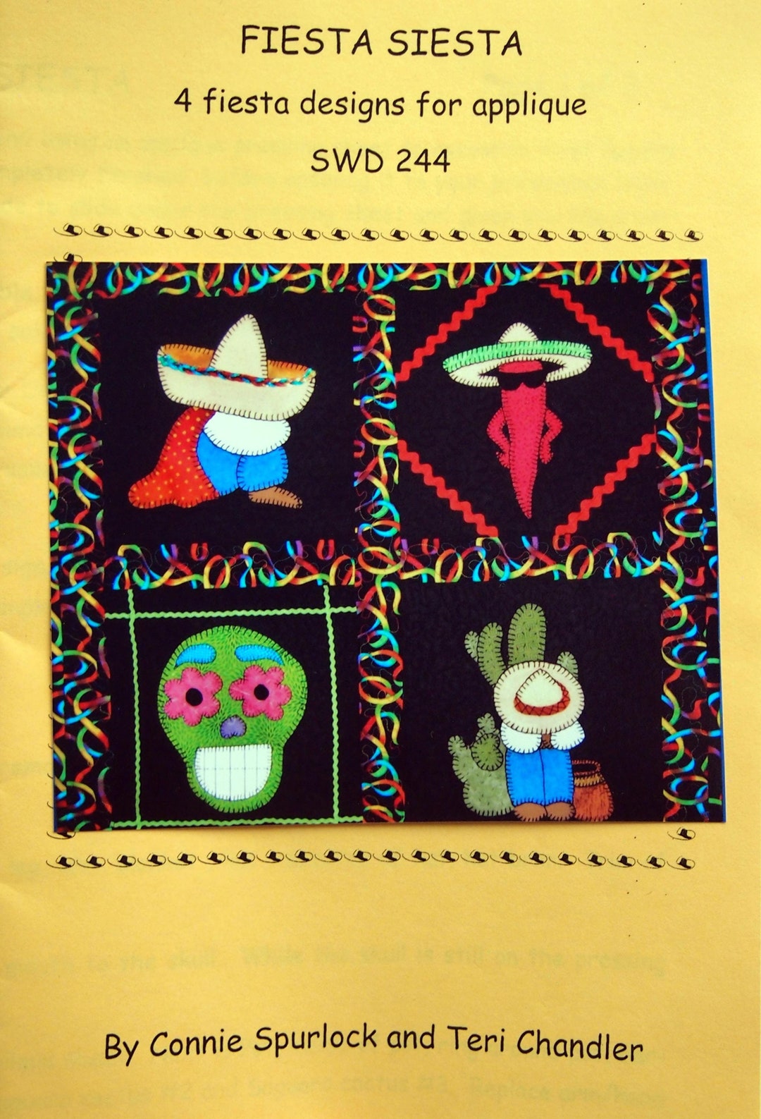 Fiesta Siesta - 4 Fiesta Designs for Applique by Connie Spurlock and ...
