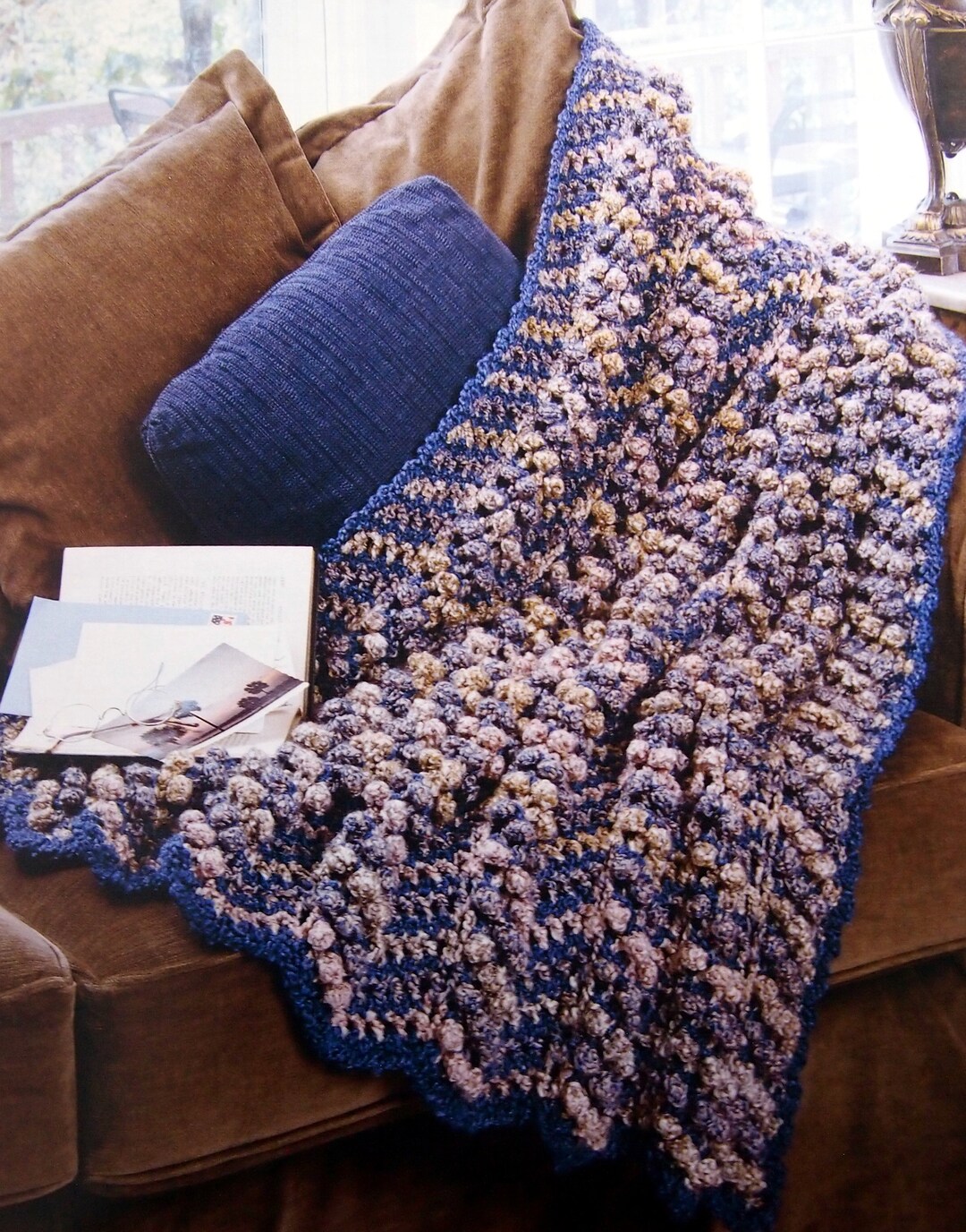 Magnificent Mosaics - 7 Crochet Afghans by Anne Halliday Vintage ...