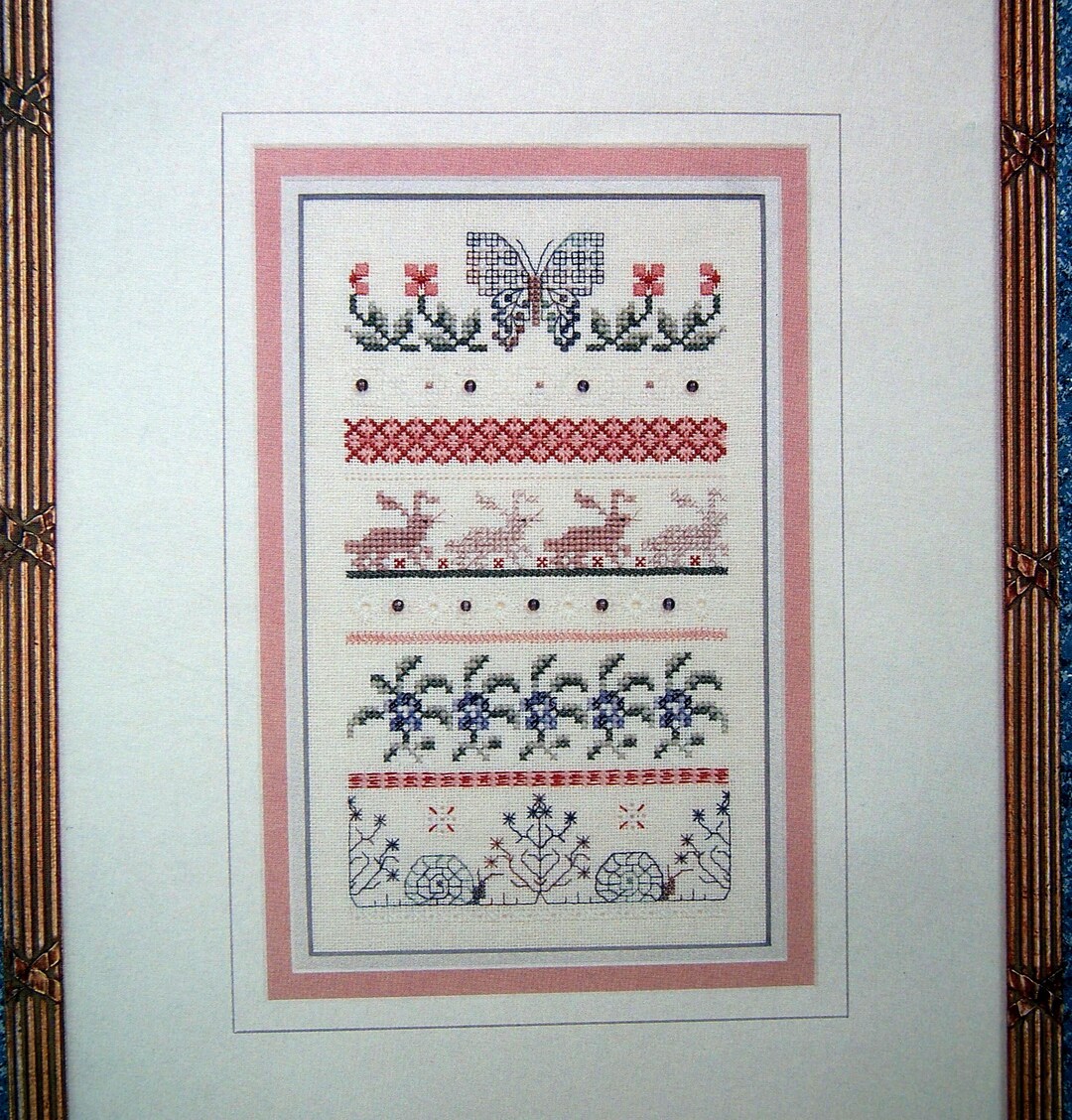 Larkspur Lane by Just Nan Vintage Counted Cross Stitch and Embroidery ...