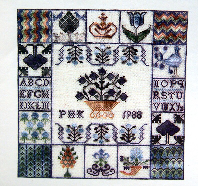 Motif Samplers by Just Cross Stitch Vintage Cross Stitch Pattern ...