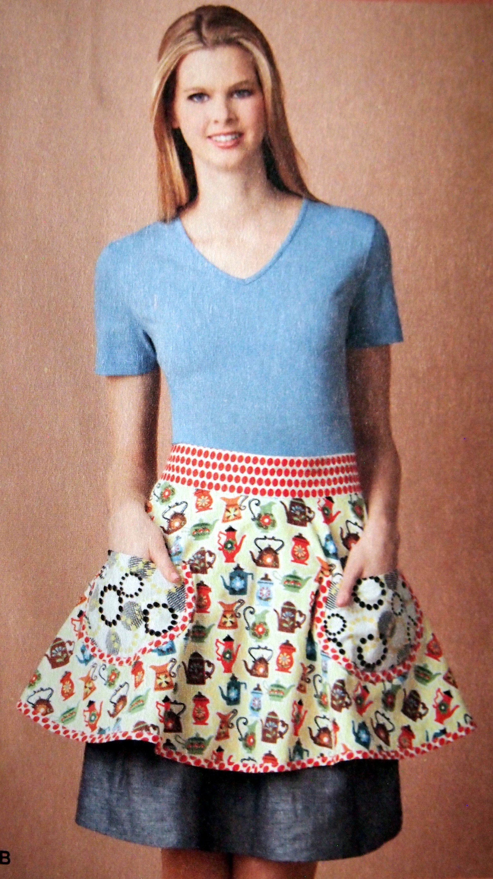 Misses' Over the Head Apron and Reversible Apron by - Etsy