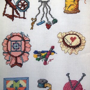 Mini Motif Designs for Needlework Country Vintage Counted Cross Stitch ...