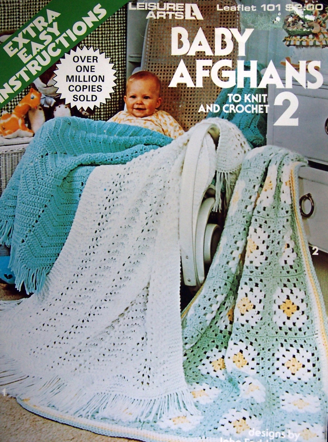 Baby Afghans 2 to Knit and Crochet by John Feddersen, Jr. Vintage Knit ...