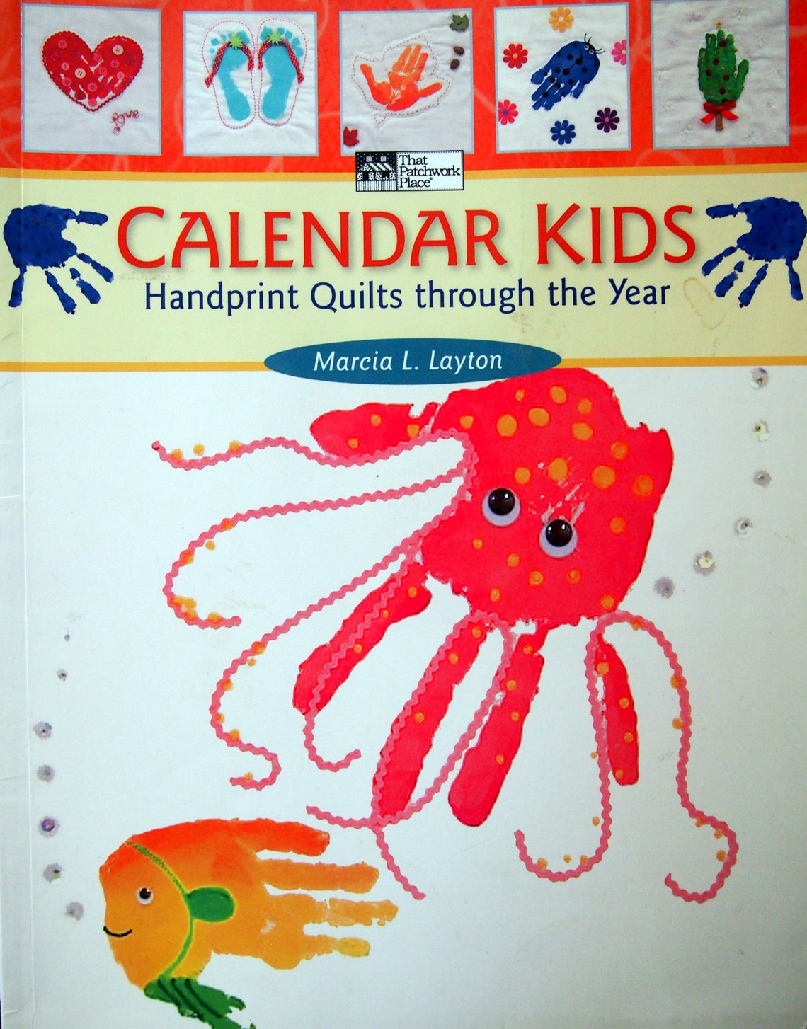 Calendar Kids Handprint Quilts Through the Year by Marcia L. - Etsy