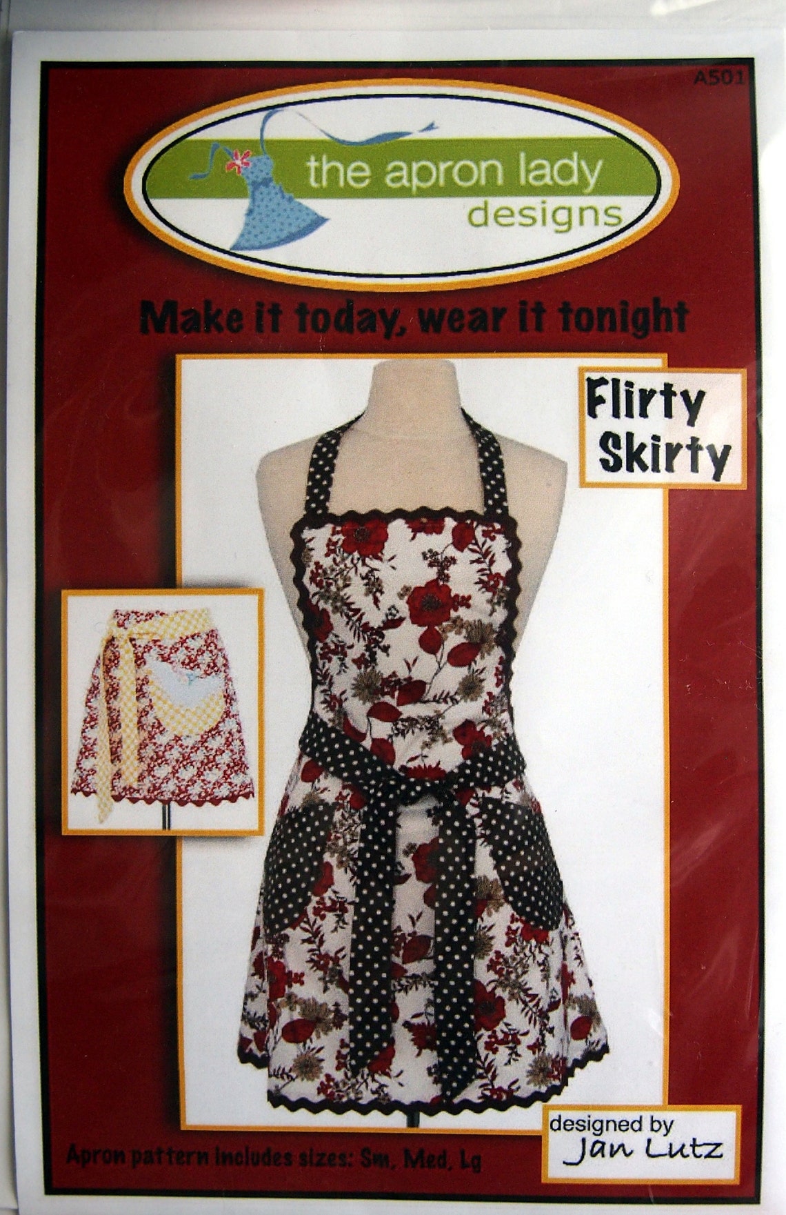 Flirty Skirty by Jan Lutz and the Apron Lady Designs Apron - Etsy