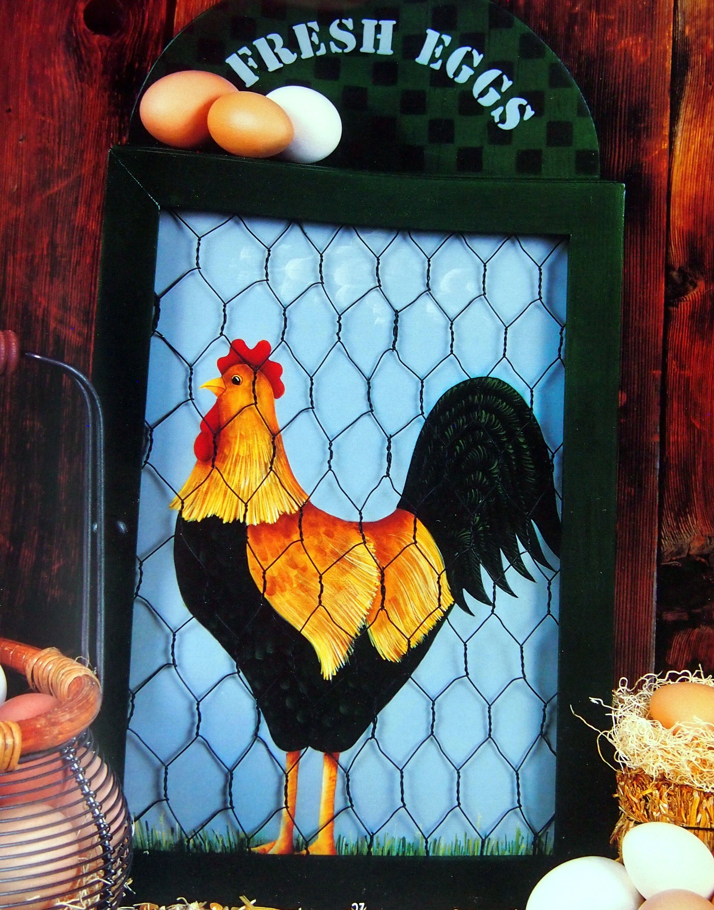 The Chicken Chronicles Hatched by Margaret Wilburn Vintage Tole and ...