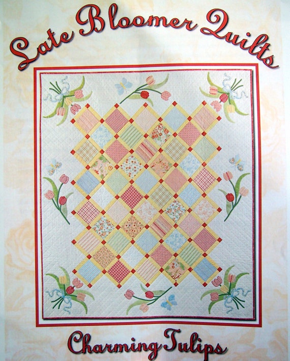 Charming Tulips By Elizabeth Scott And Late Bloomer Quilts Applique And ...
