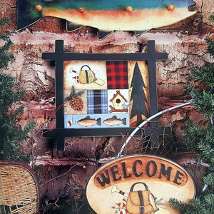 Welcome Back to the Cabin by Debbie Crabtree Lewis Vintage Tole and ...