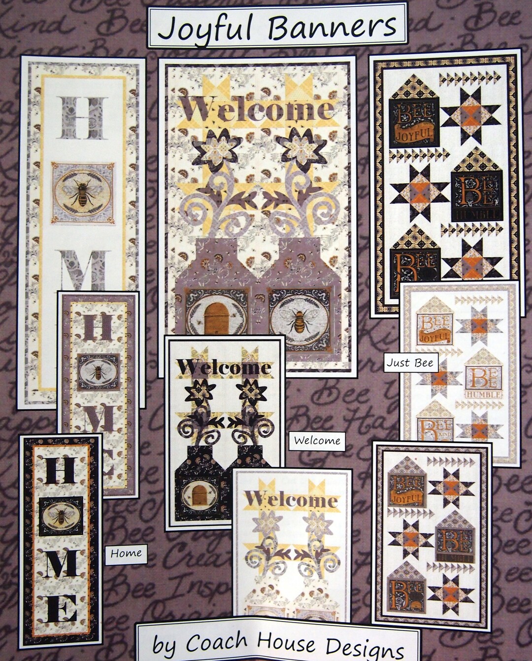 Joyful Banners by Barbara Cherniwchan and Coach House Designs Quilted ...