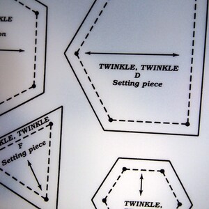 Twinkle, Twinkle (with Template) by Spinning Spools Vintage Quilt ...