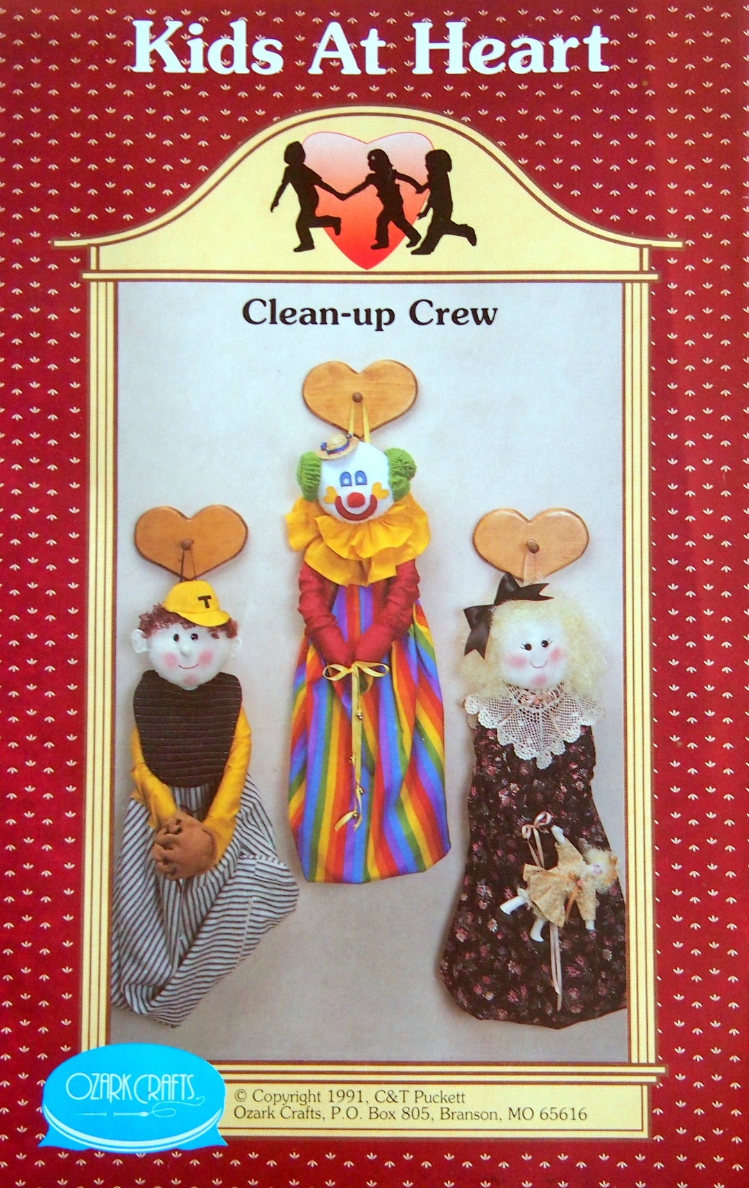 Clean-up Crew Kids at Heart by Ozark Crafts Vintage Uncut Sewing ...