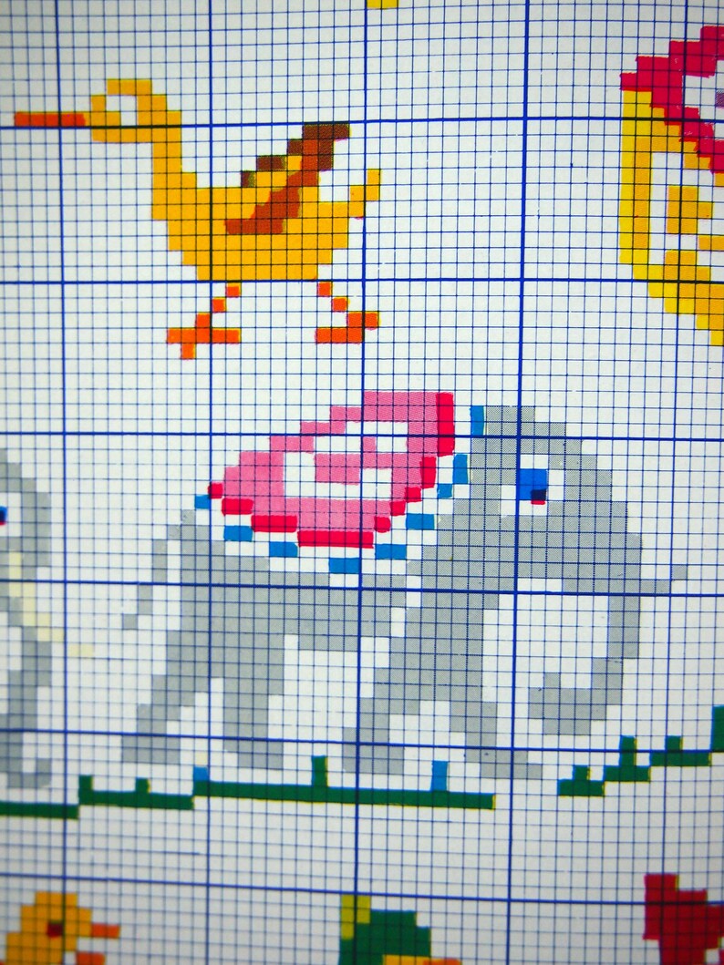 Baby Motifs in Cross Stitch Book 3 Arco Album of Cross Stitch - Etsy