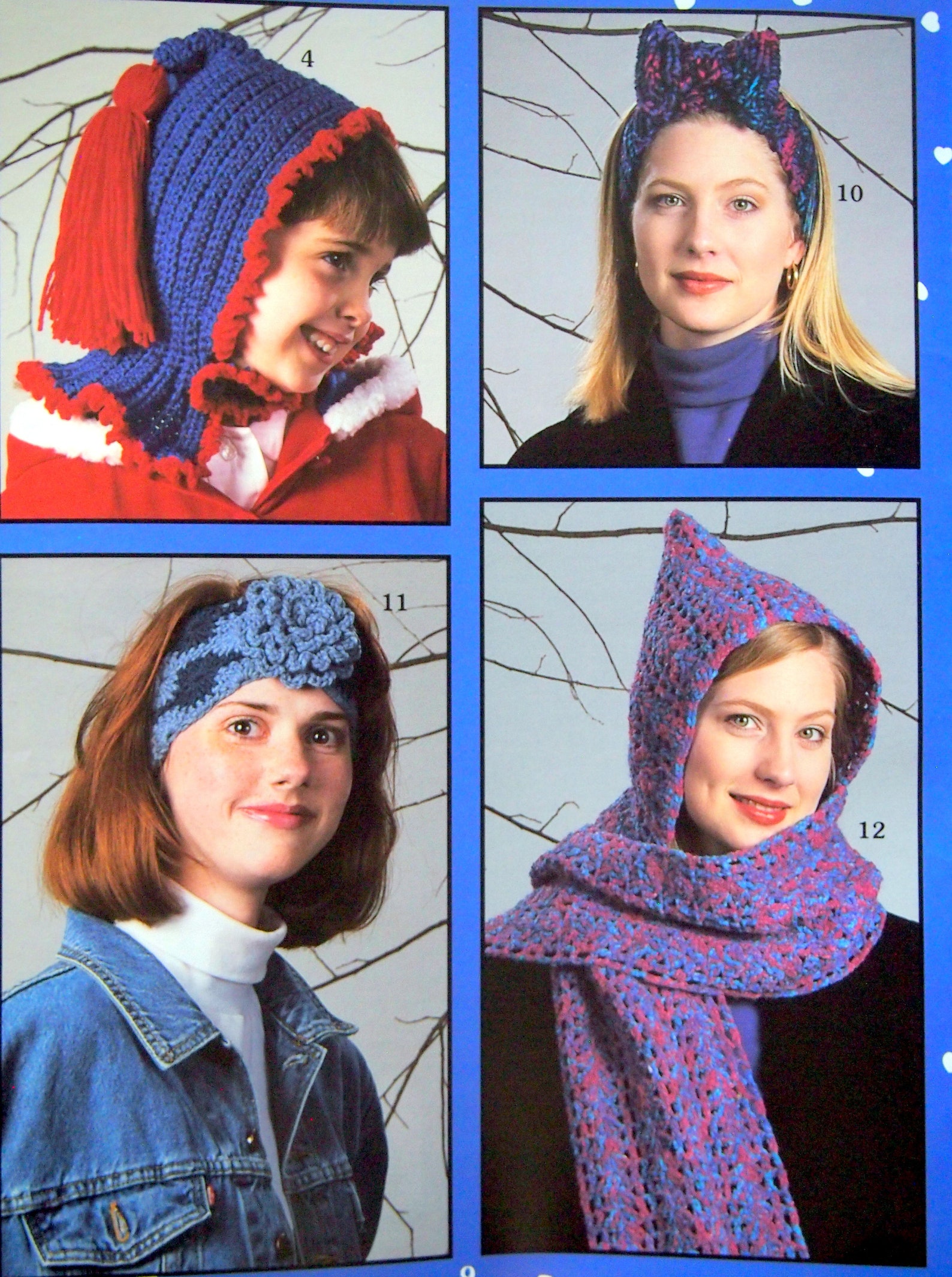 Headwear for the Family 16 Hats Headbands and Ear Warmers - Etsy