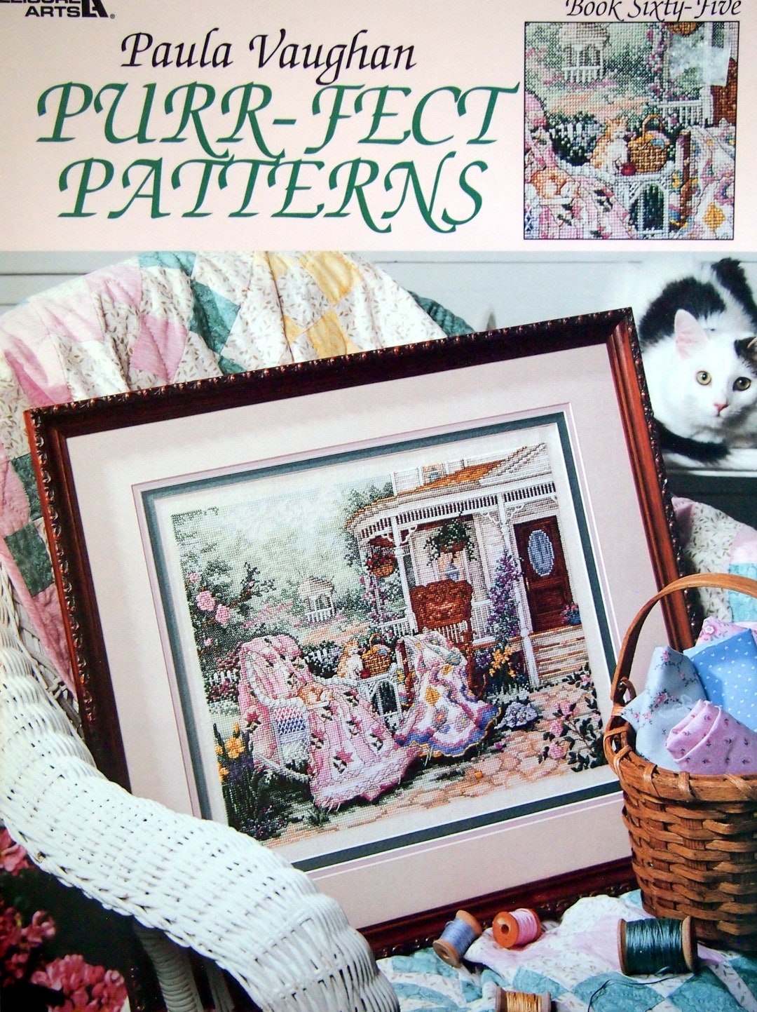 Purr-fect Patterns Book Sixty-five by Paula Vaughan Vintage Counted ...