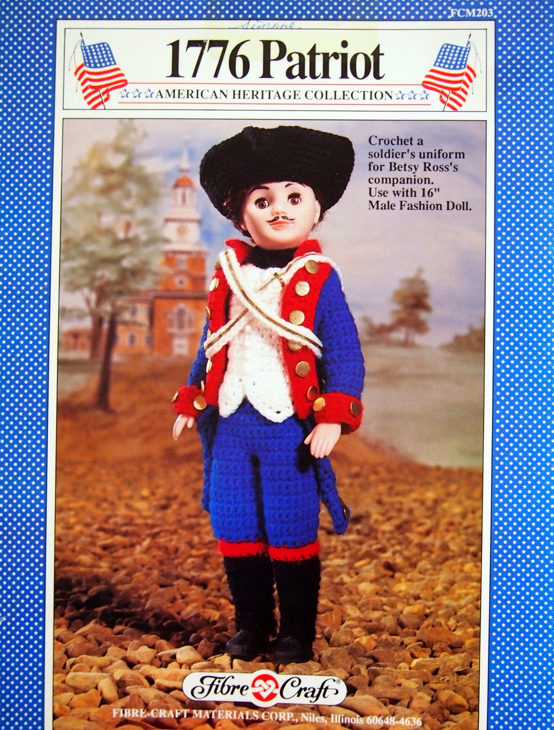 1776 Patriot - American Heritage Collection by Fibre Craft Vintage ...