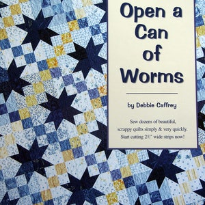 Open A Can of Worms by Debbie Caffrey Paperback Quilt Pattern Book 2010 ...