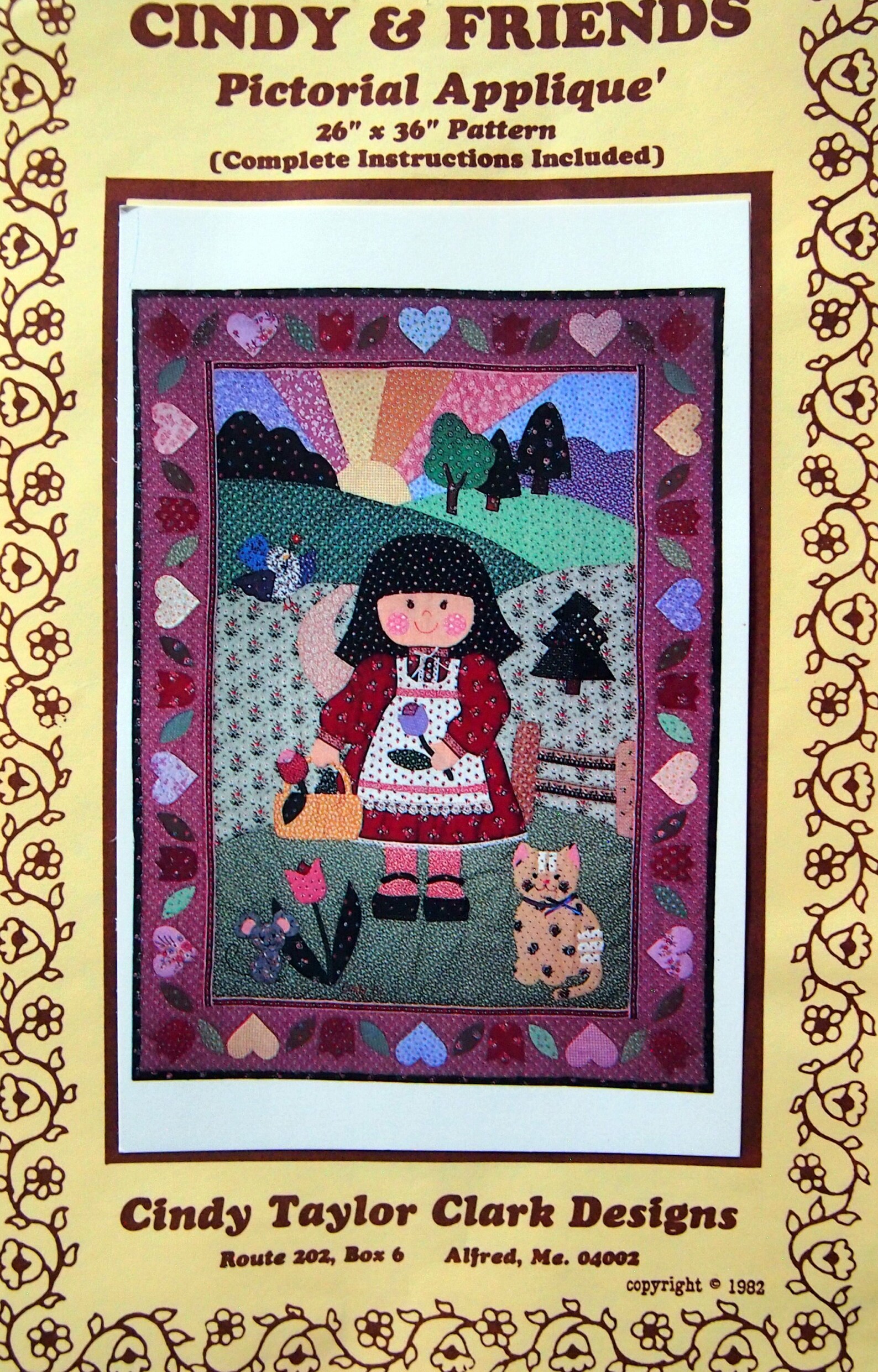 Cindy & Friends Pictorial Applique by Cindy Taylor Clark | Etsy