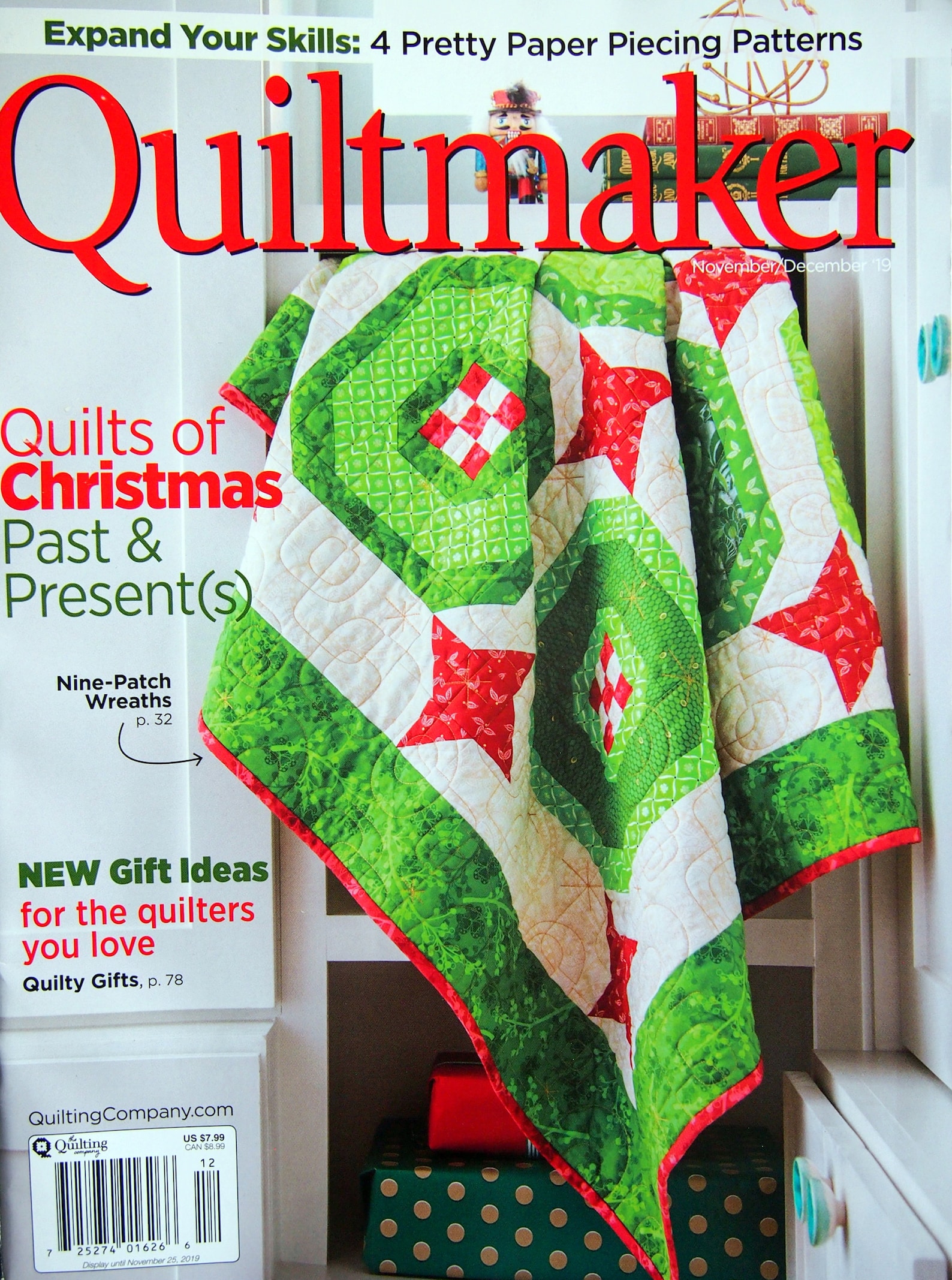 Quiltmaker Quilt Pattern Magazine November/december 2019 - Etsy