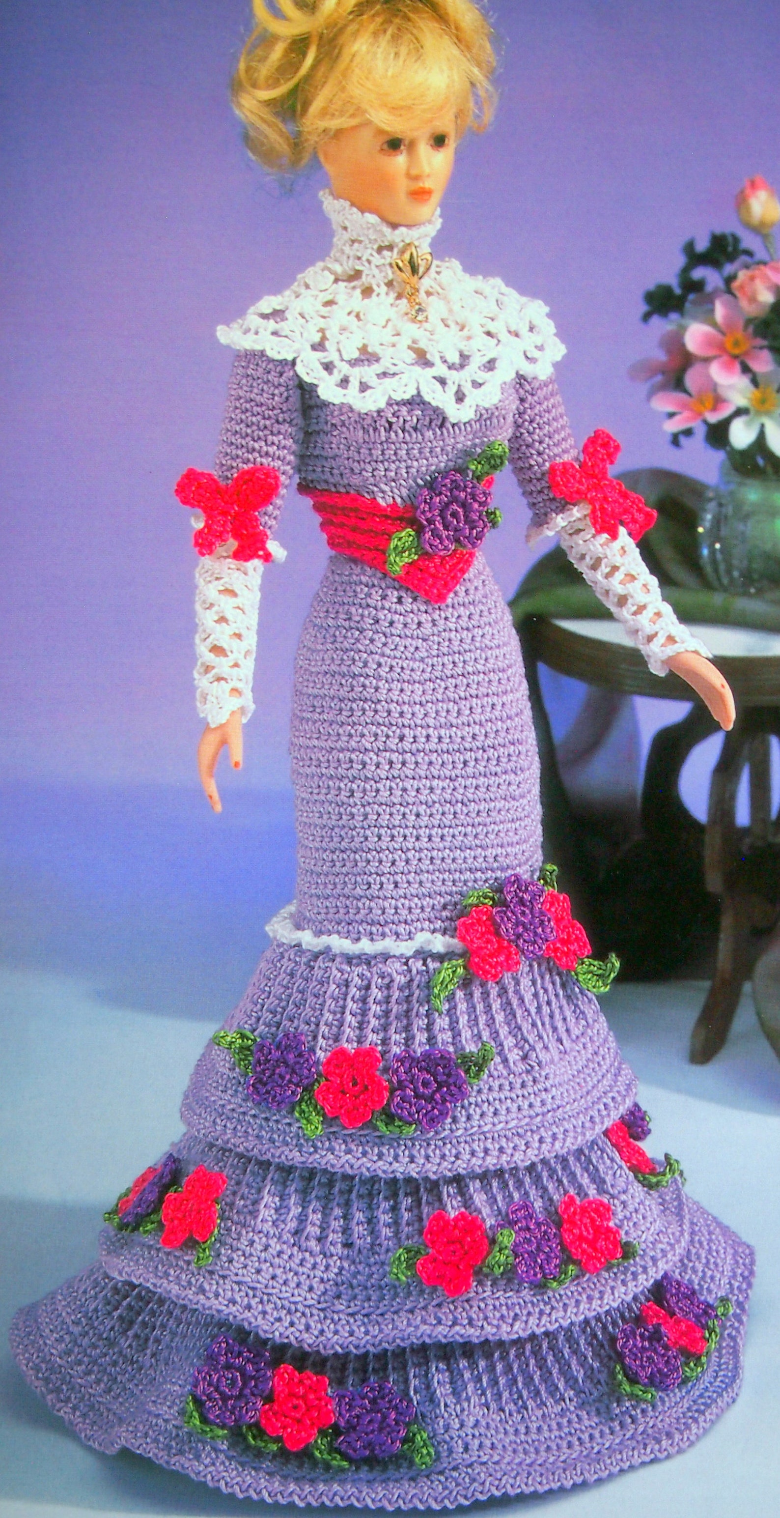 Miss February 1996 - Afternoon Gown - Annie's Calendar Bed Doll Society ...