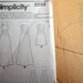 Misses' Evening Dress in Two Lengths Size 4 to 12 Simplicity Jessica ...