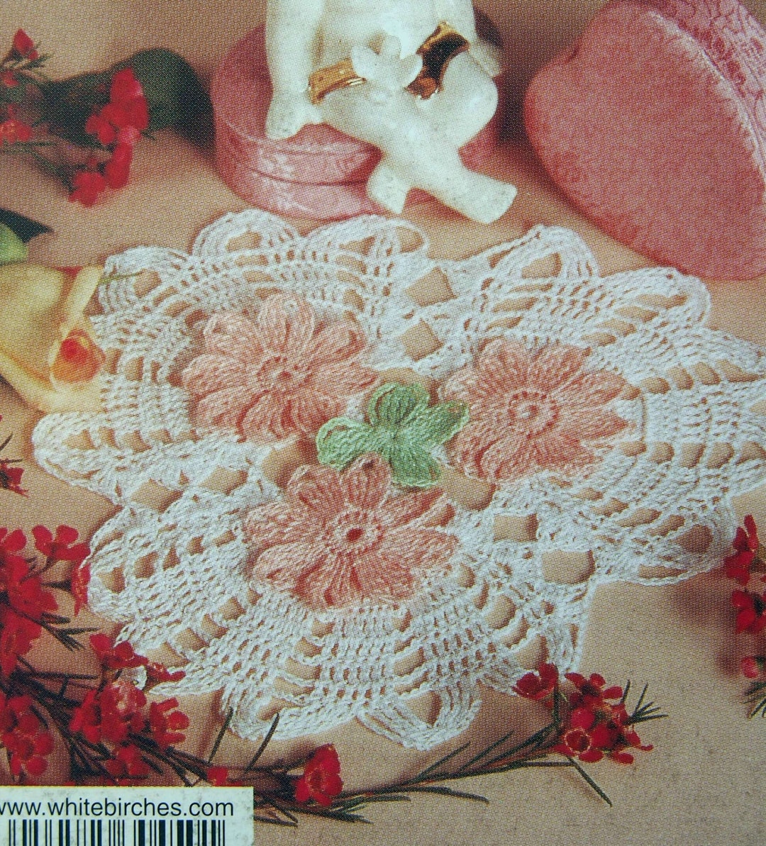 Pastel Blossom Doilies - 5 Fanciful Flower Doilies by Josie Rabier ...
