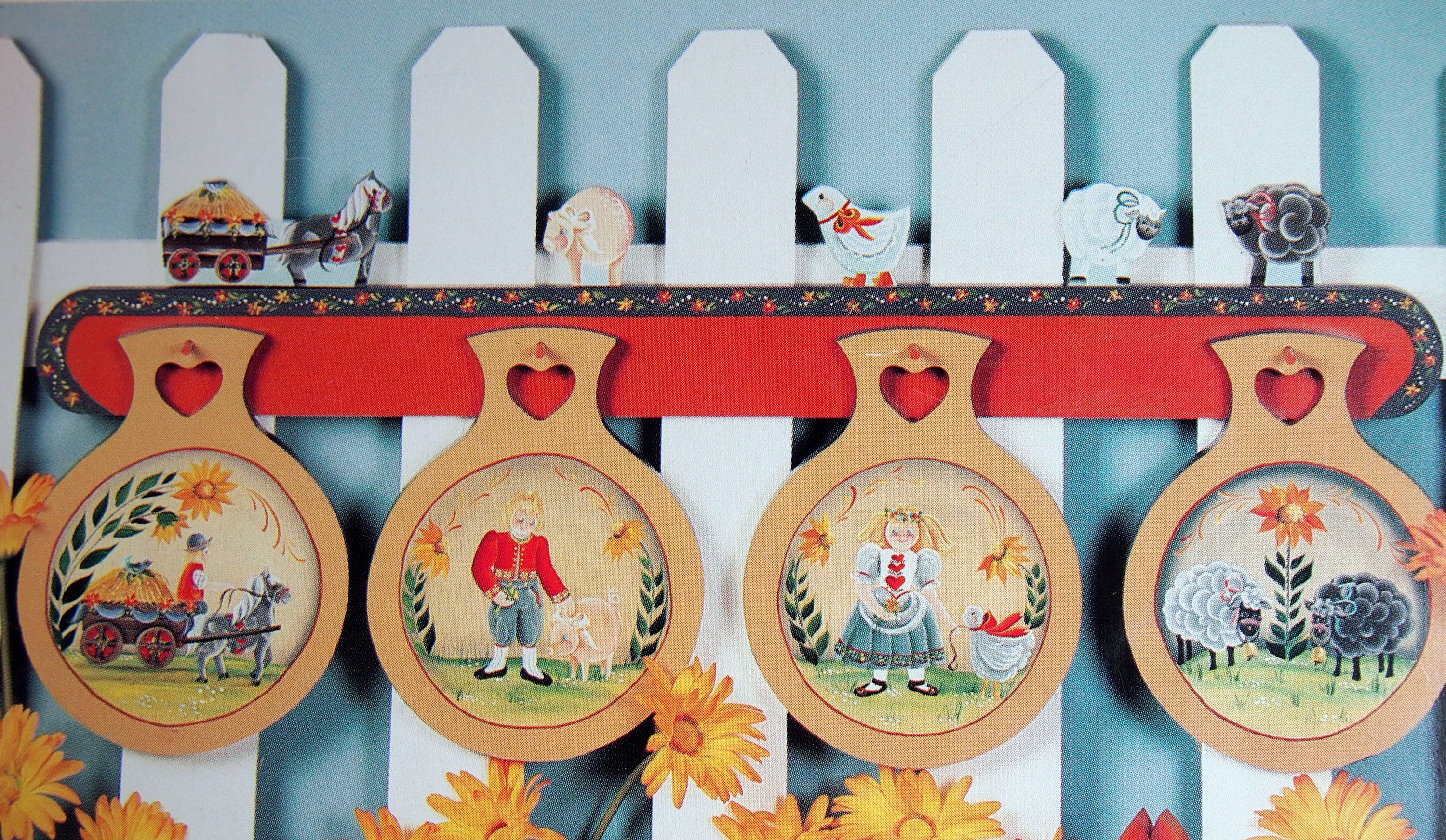 Sunflower Farm - Gingerbread Folk Art by Sharon Furner and Dorris ...