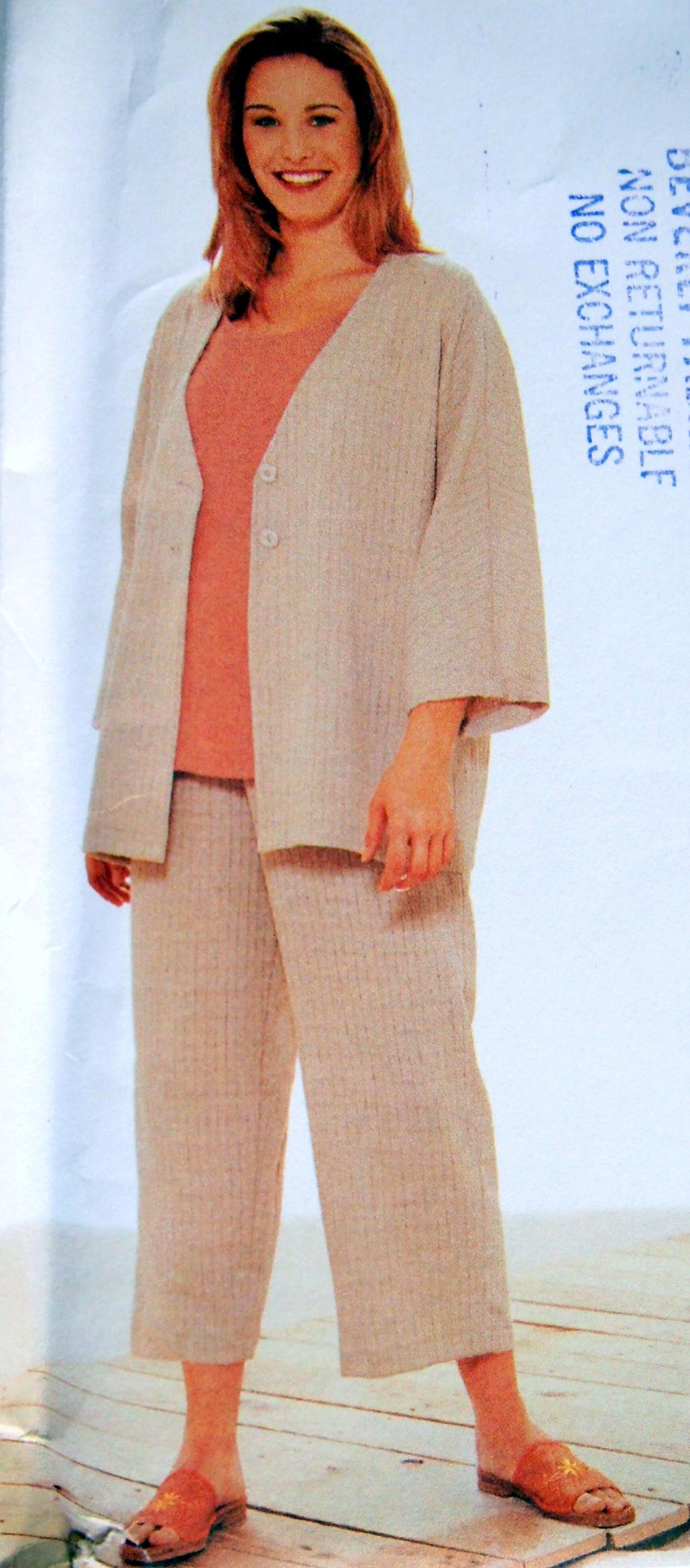 Women's Unlined Jacket, Top, Cropped Pants and Skirt Size 18W, 20W, 22W ...