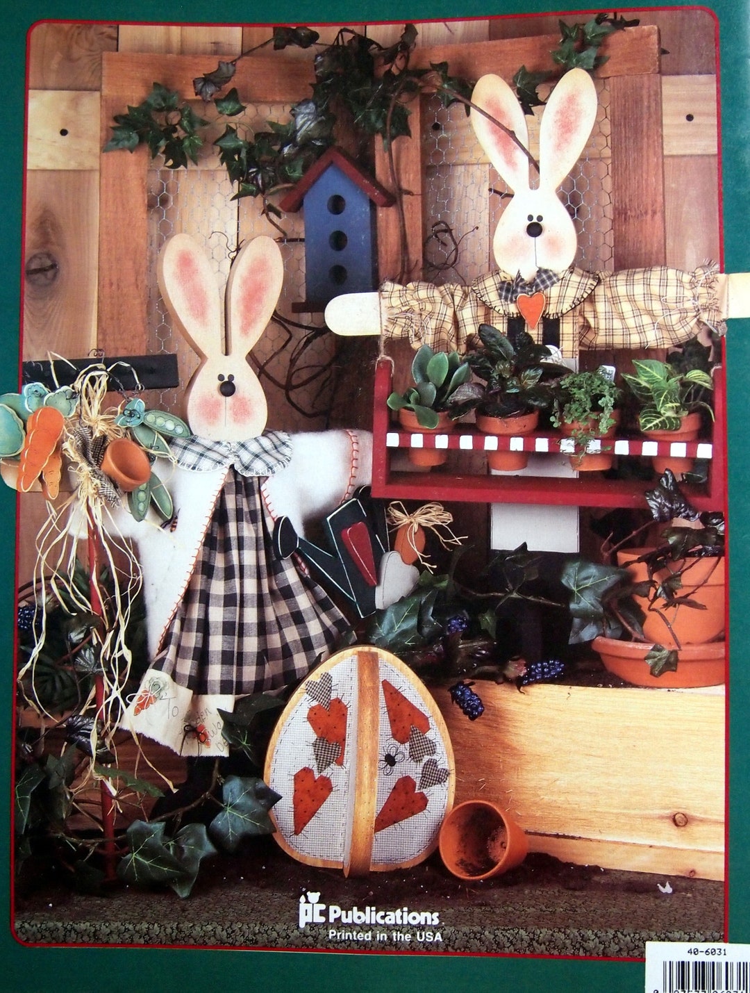 There's A Hare in the Garden by Jill Webster and Debbie Crabtree Lewis Vintage Tole and ...