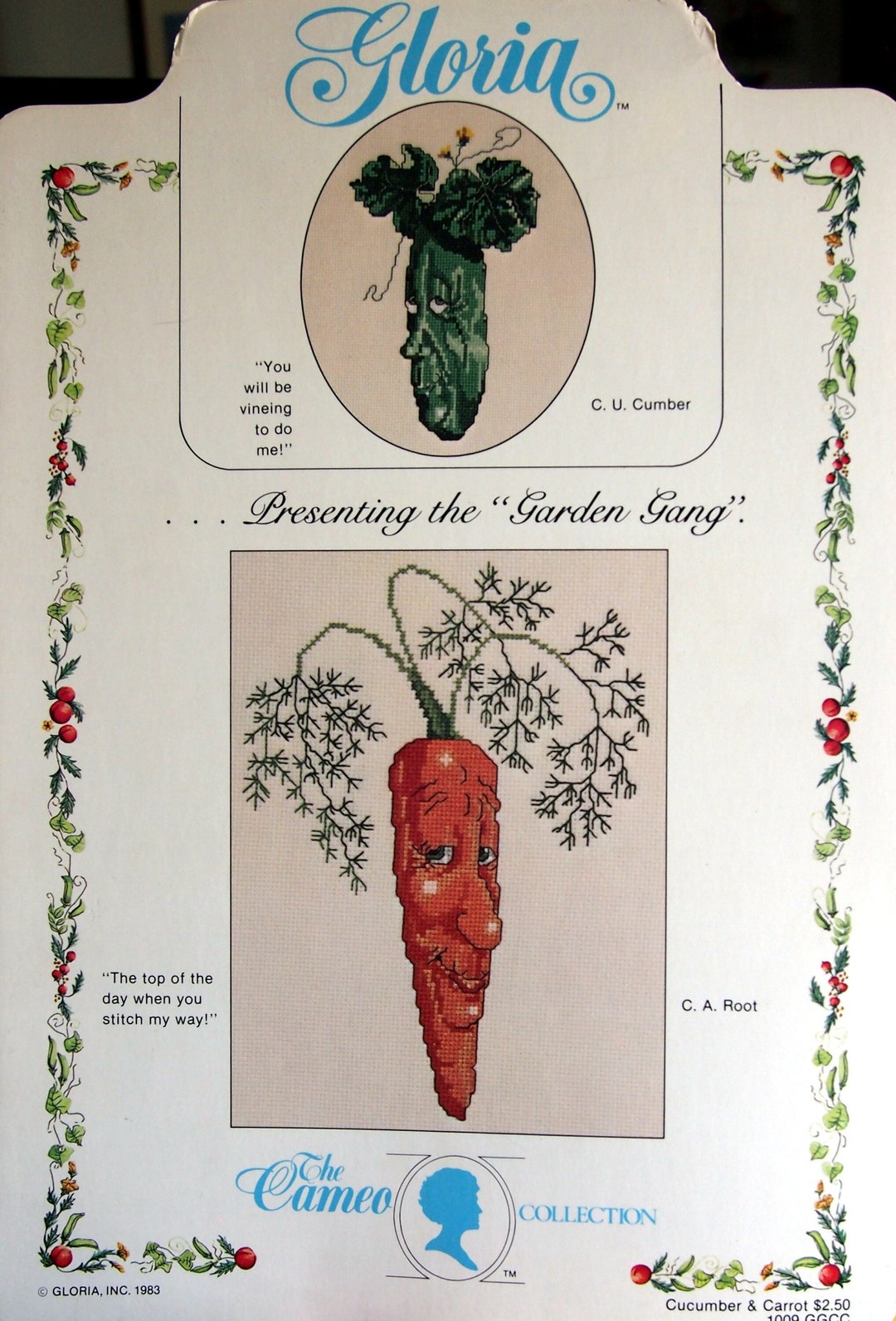 Cucumber & Carrot - Presenting the "garden Gang" by Gloria and the ...