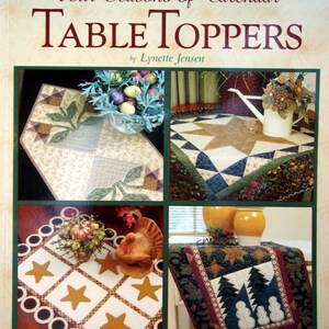 Four Seasons of Calendar Table Toppers 12 Projects by Lynette - Etsy