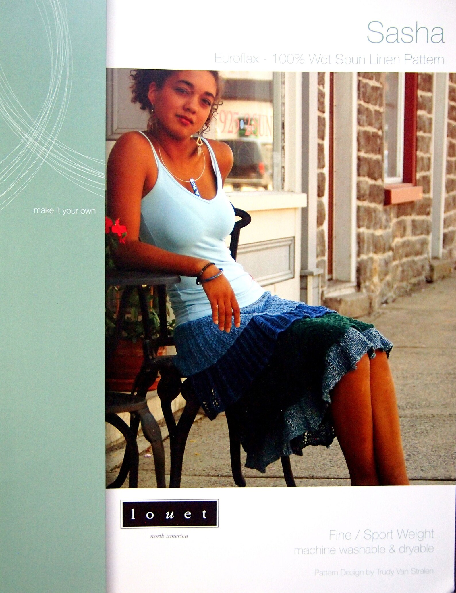 Sasha Ruffled Skirt by Louet and Trudy Van Stralen Knitting Pattern ...