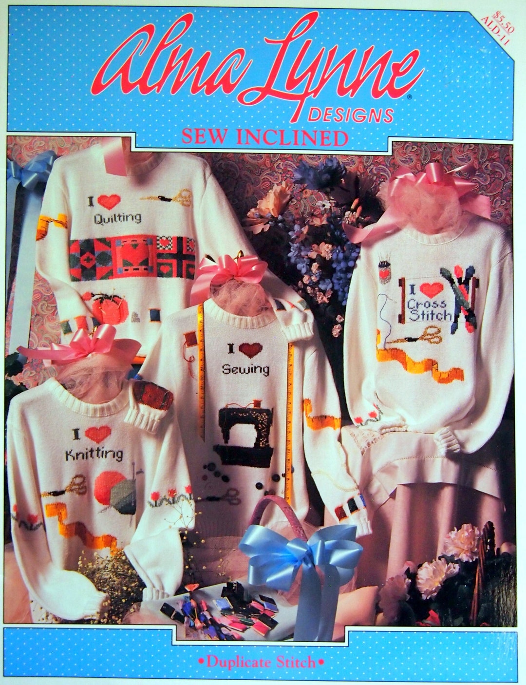 Sew Inclined by Alma Lynne Designs Vintage Duplicate Stitch Cross ...