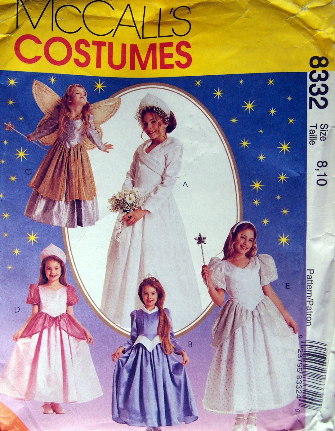 Children's and Girls' Storybook Costumes Size 8, 10 Mccall's Costumes ...