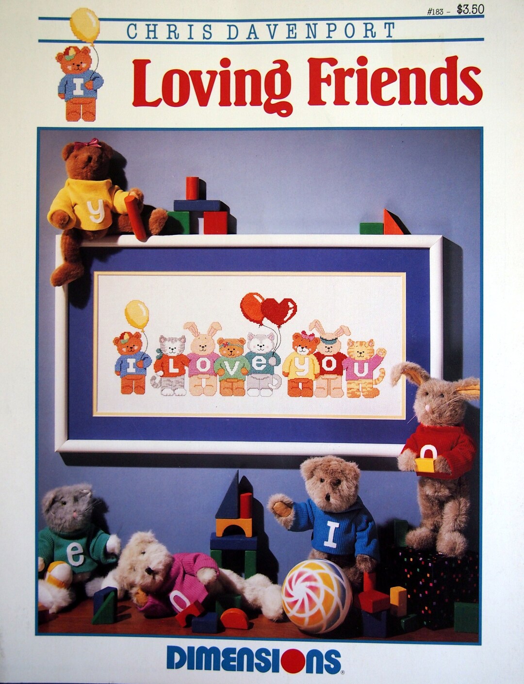 Loving Friends by Chris Davenport and Dimensions Vintage Counted Cross ...