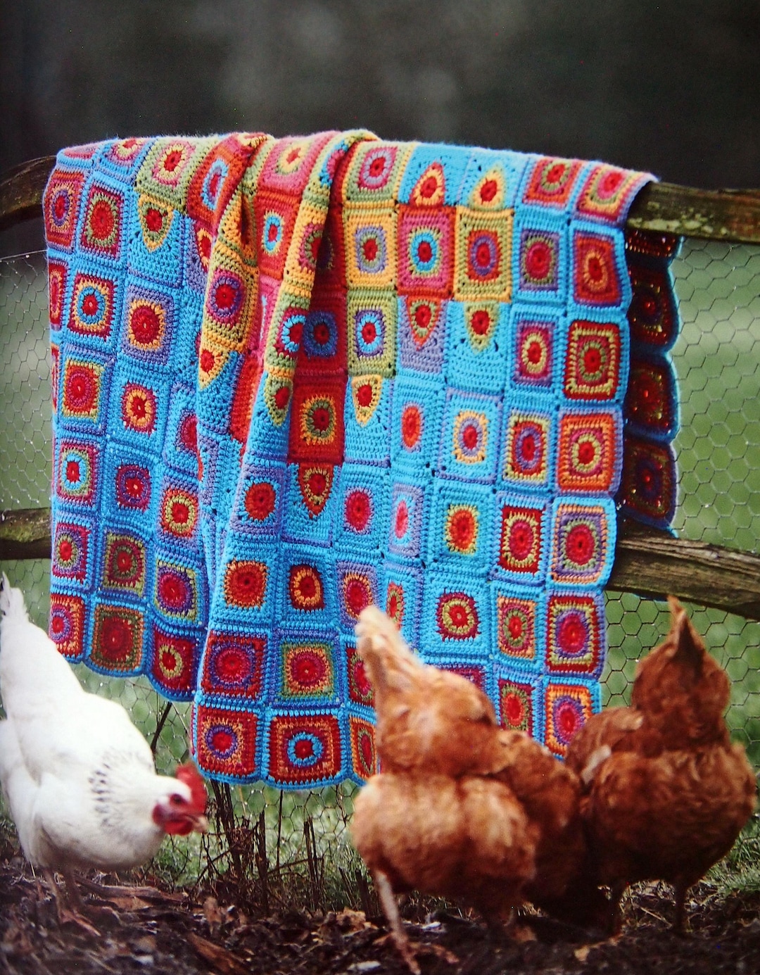 Rainbow Crocheted Afghans - 10 Colorful Blankets and Throws by Amanda ...