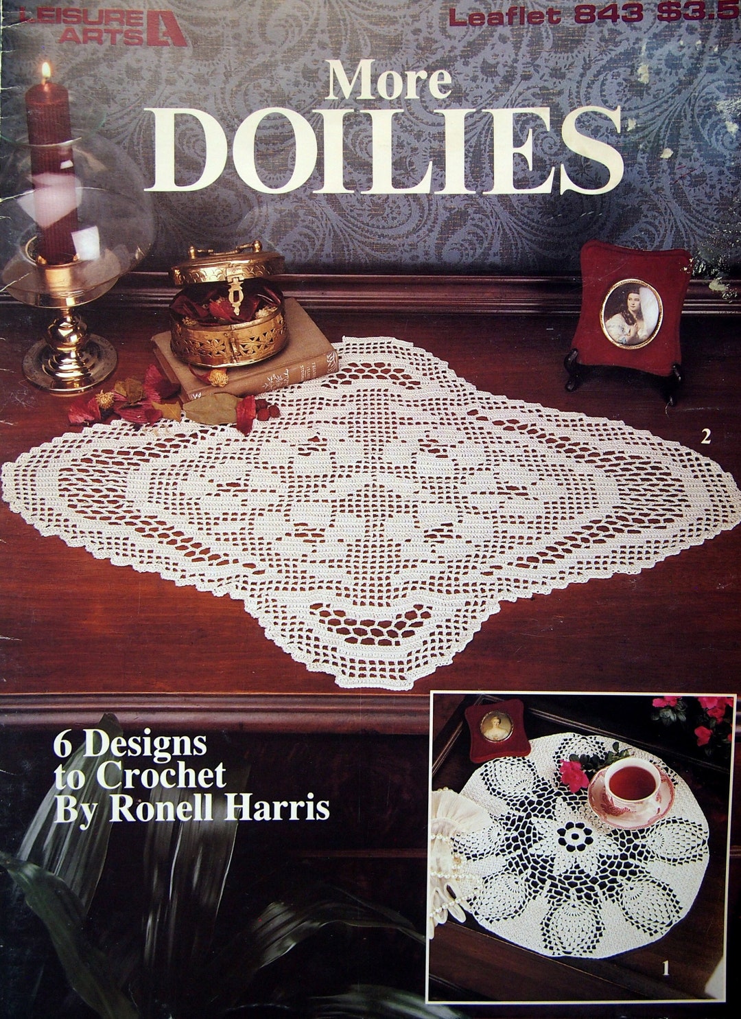 More Doilies - 6 Designs to Crochet by Ronell Harris Vintage Crochet ...